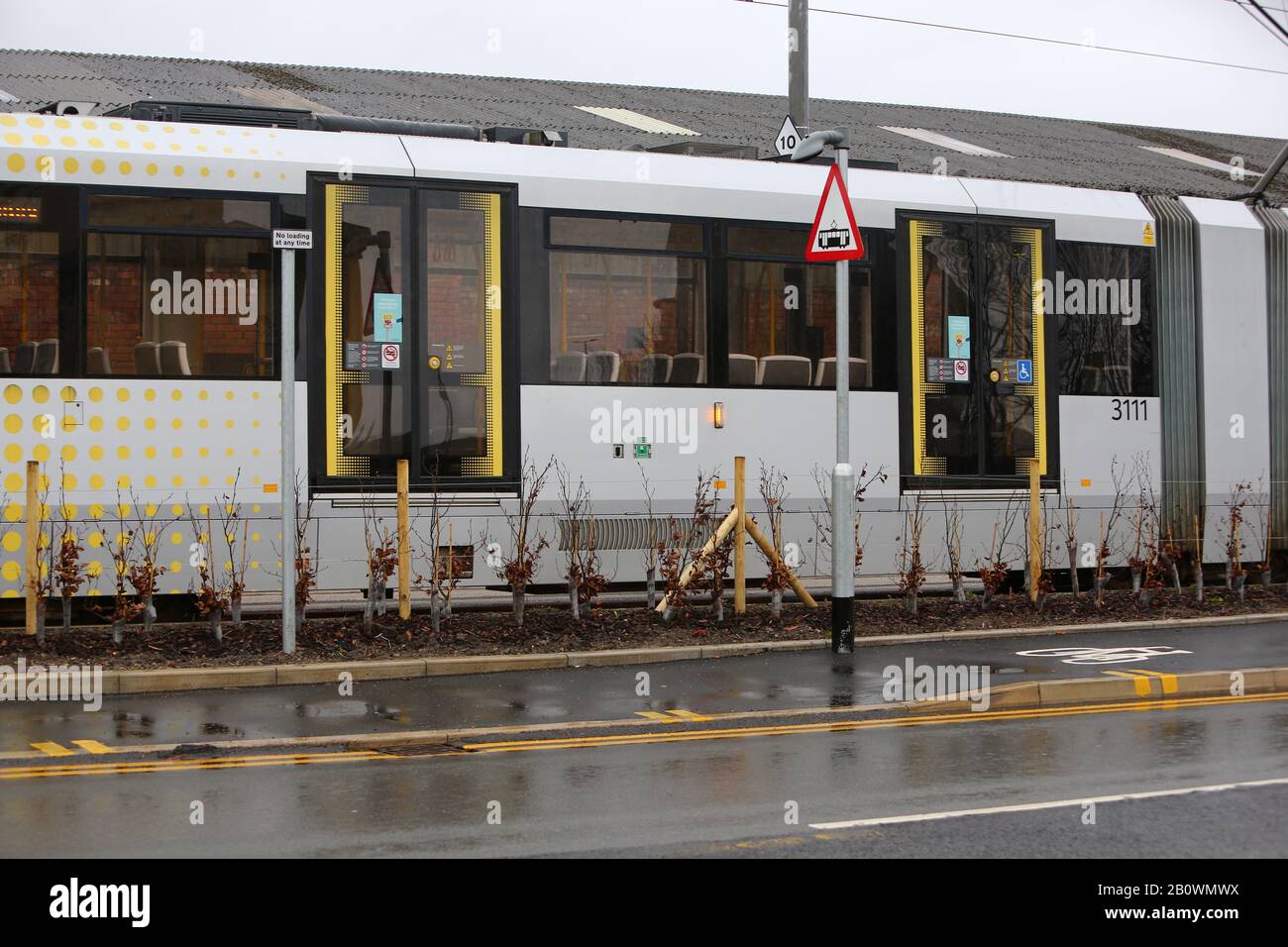 Manchester,Uk New Metrolink trams on test in Media City credit Ian ...