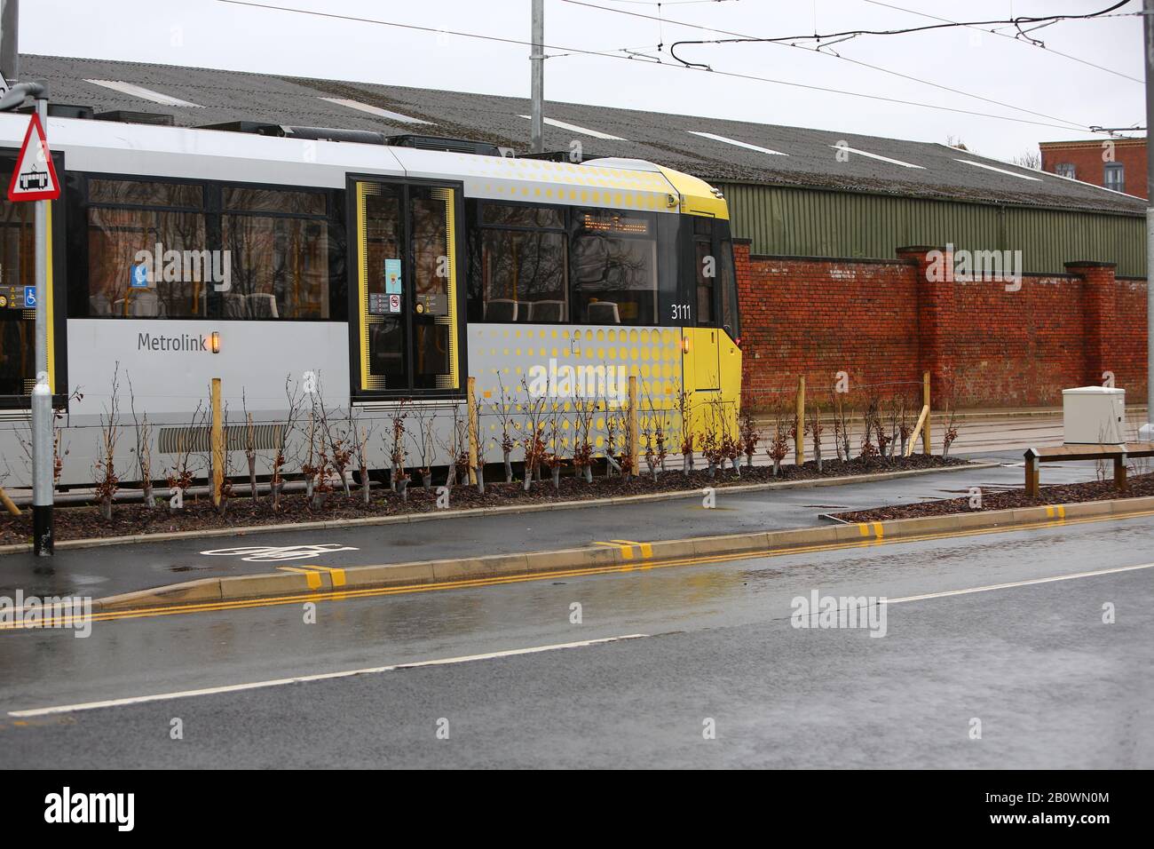 Manchester,Uk New Metrolink trams on test in Media City credit Ian ...