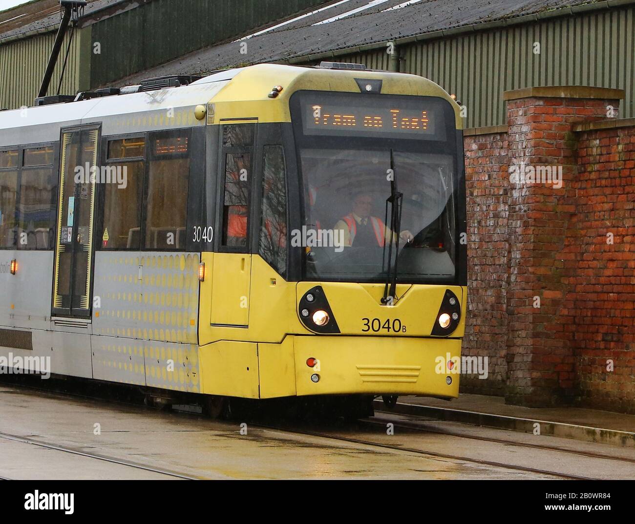 New Metrolink in manchester Stock Photo - Alamy