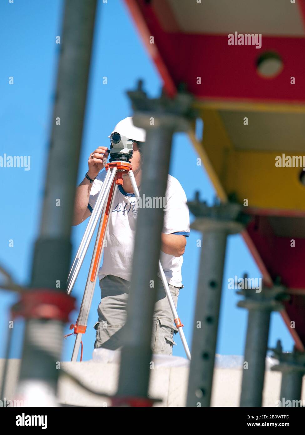 Construction site, surveying Stock Photo - Alamy