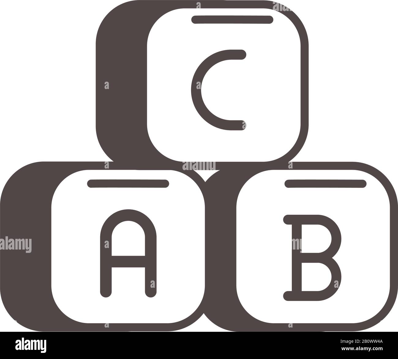 Child, blocks, tower Stock Vector Images - Alamy