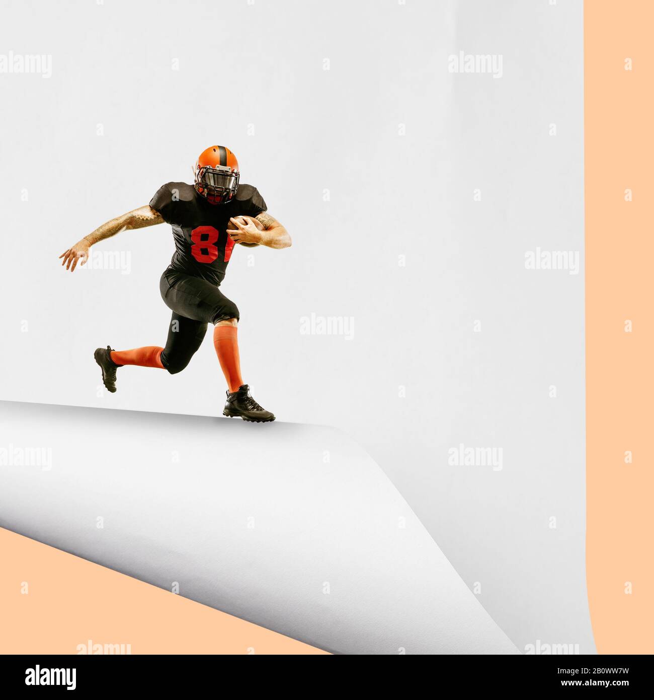 American football icons retro hi-res stock photography and images - Alamy