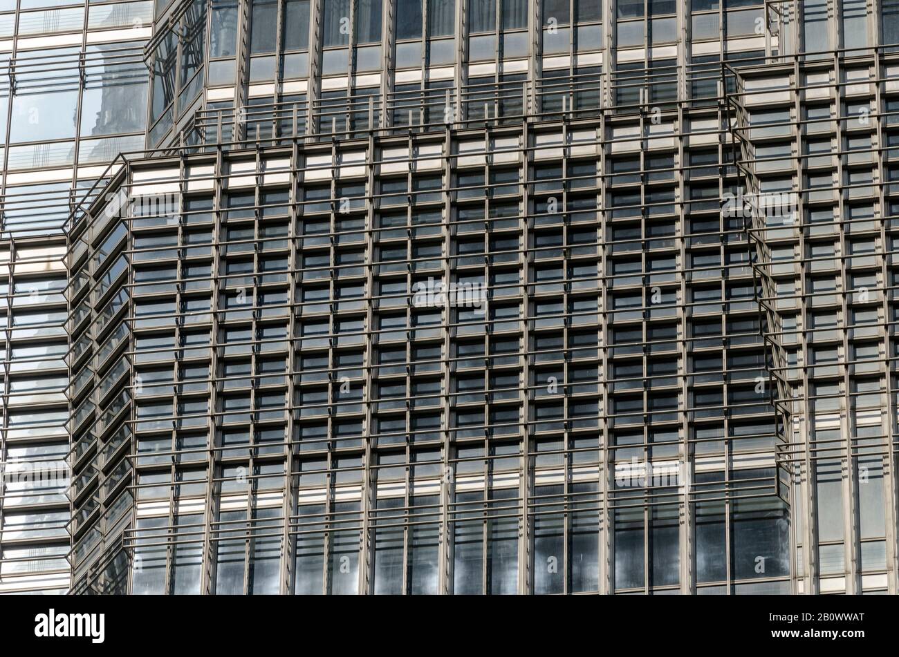 Facade details of Jin Mao Tower, Shanghai, China Stock Photo - Alamy