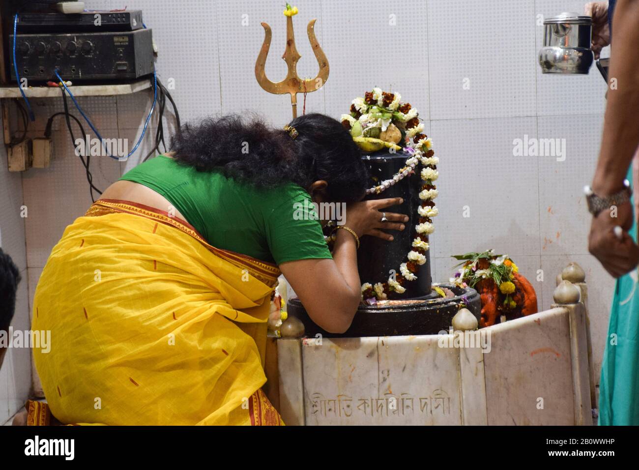 A devotee prays to Lord Shiva during the Maha Shivratri festival.Maha ...