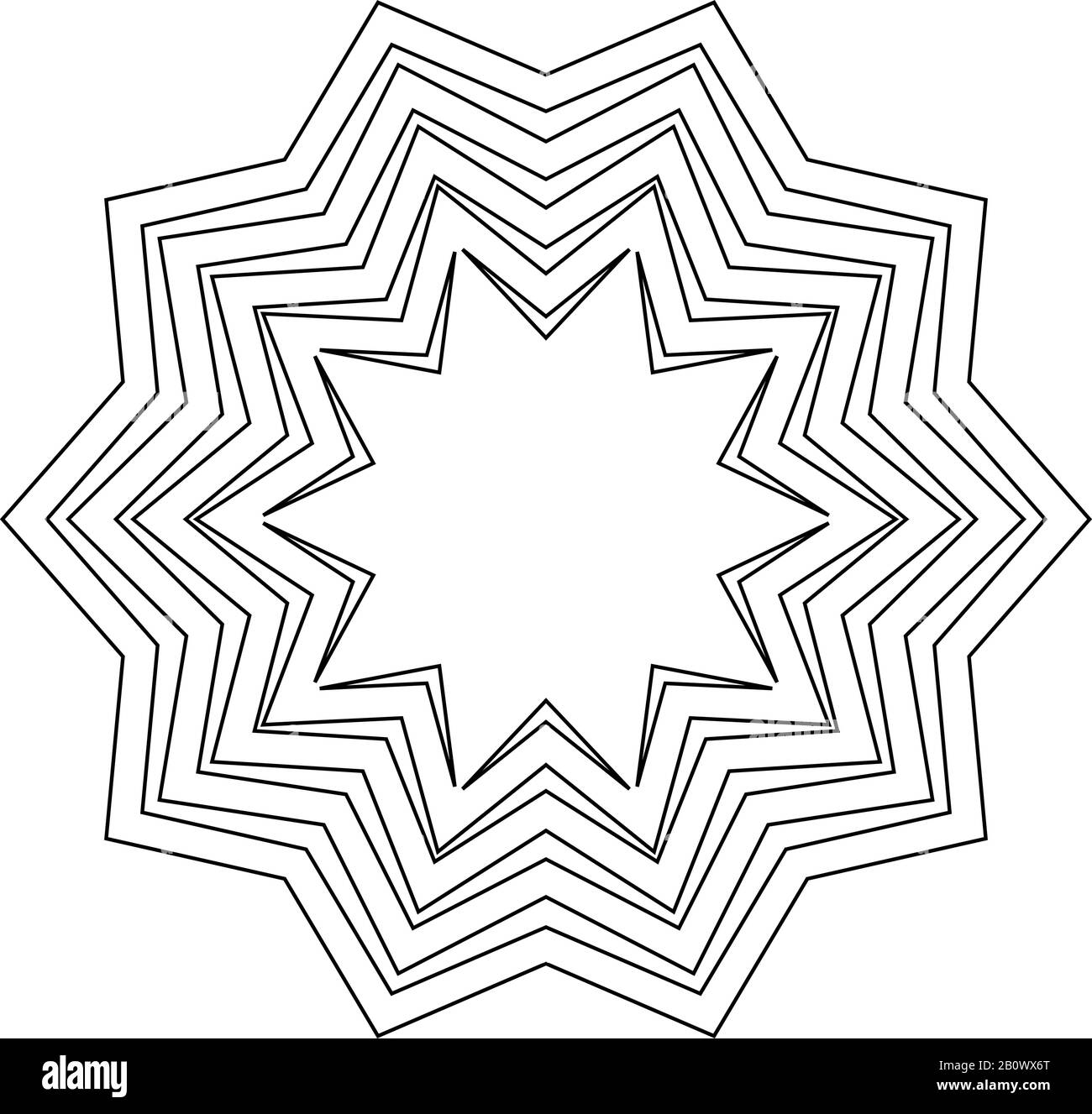Flower Clip Art Outline In Color
