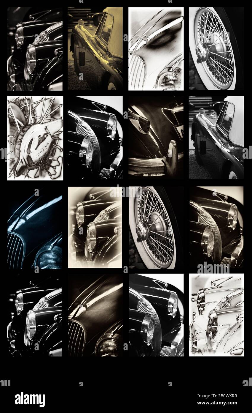 Jaguar cars poster hi-res stock photography and images - Alamy