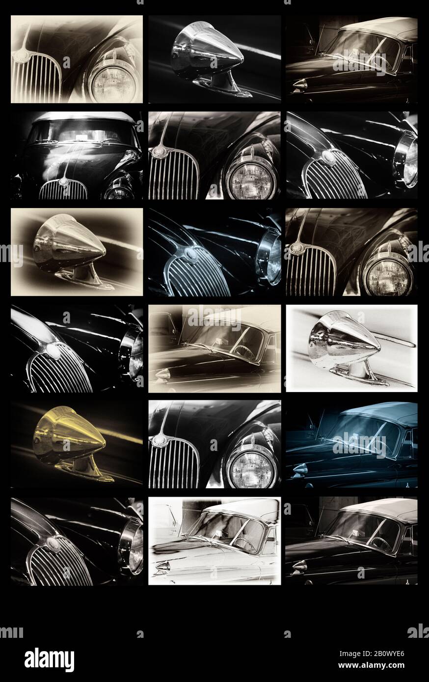 Jaguar cars poster hi-res stock photography and images - Alamy