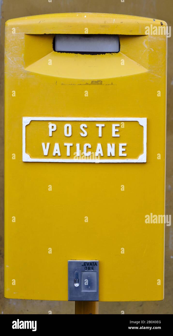 Mailbox, Vatican City, Rome, Italy Stock Photo - Alamy