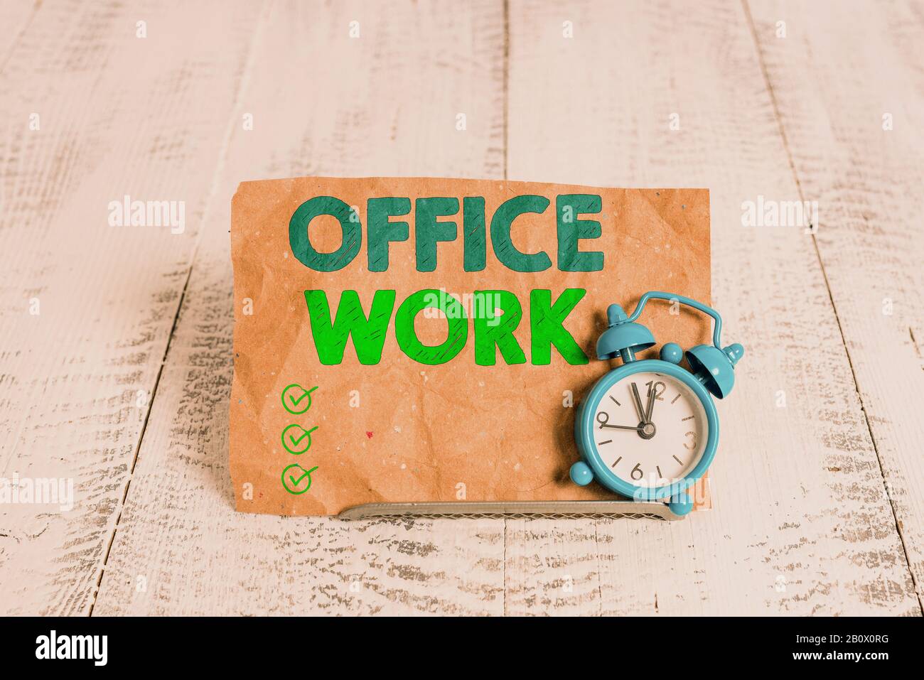 Handwriting text writing Office Work. Conceptual photo any clerical or ...