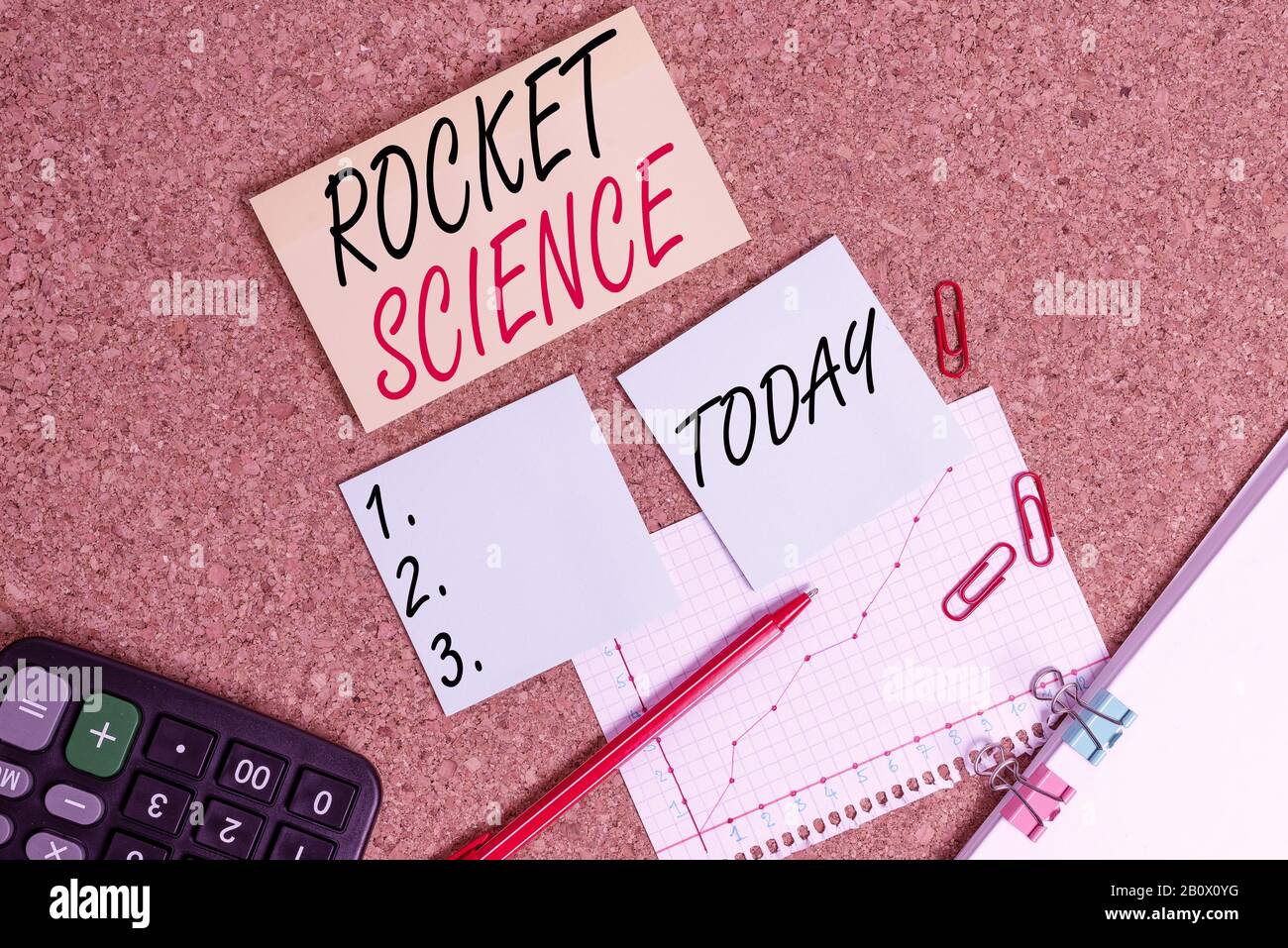 Handwriting text Rocket Science. Conceptual photo difficult activity ...