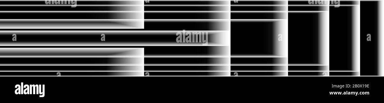 Digital art, high resolution panoramic 3D abstract objects with soft ...