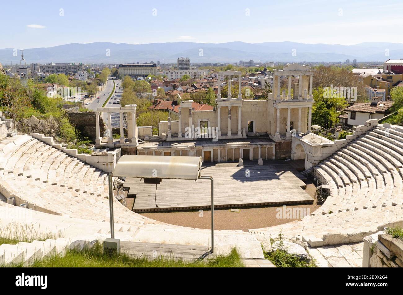 Roman amphitheater, Plovdiv, Bulgaria, Balkans, Southeast Europe Stock ...
