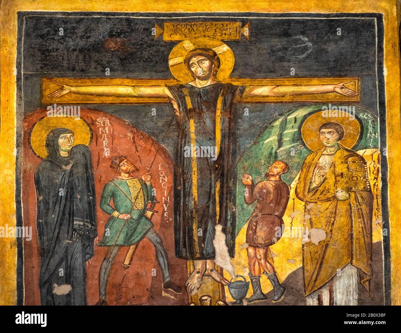 Ancient church of saint mary in the roman forum hi-res stock ...