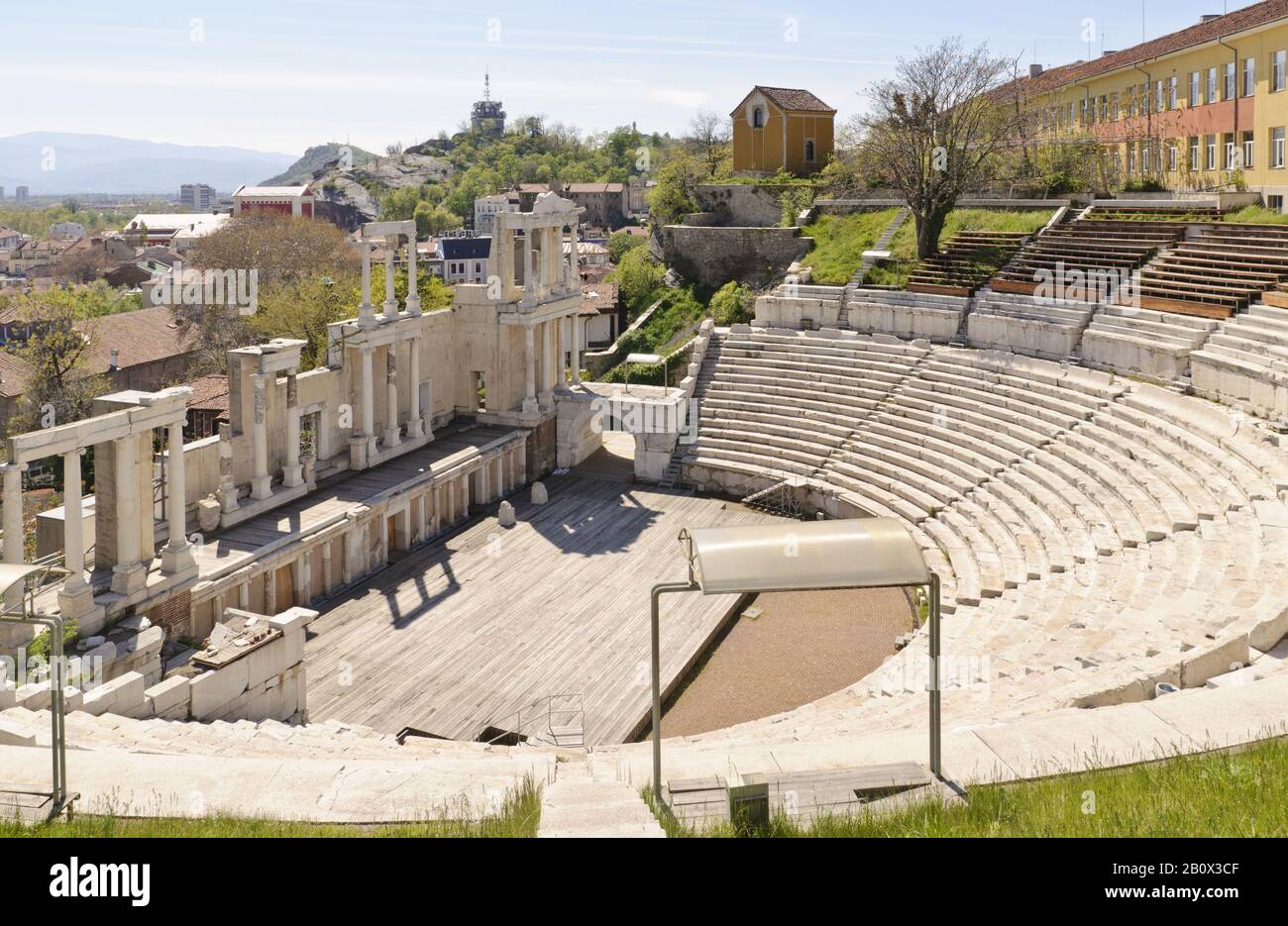 Roman amphitheater, Plovdiv, Bulgaria, Balkans, Southeast Europe Stock ...