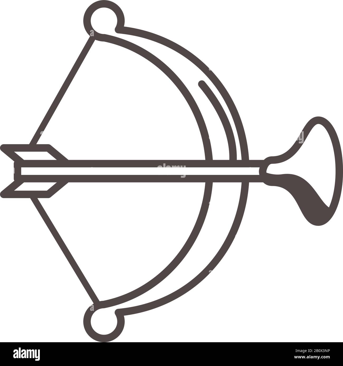 arch and arrow toy line style Stock Vector Image & Art - Alamy