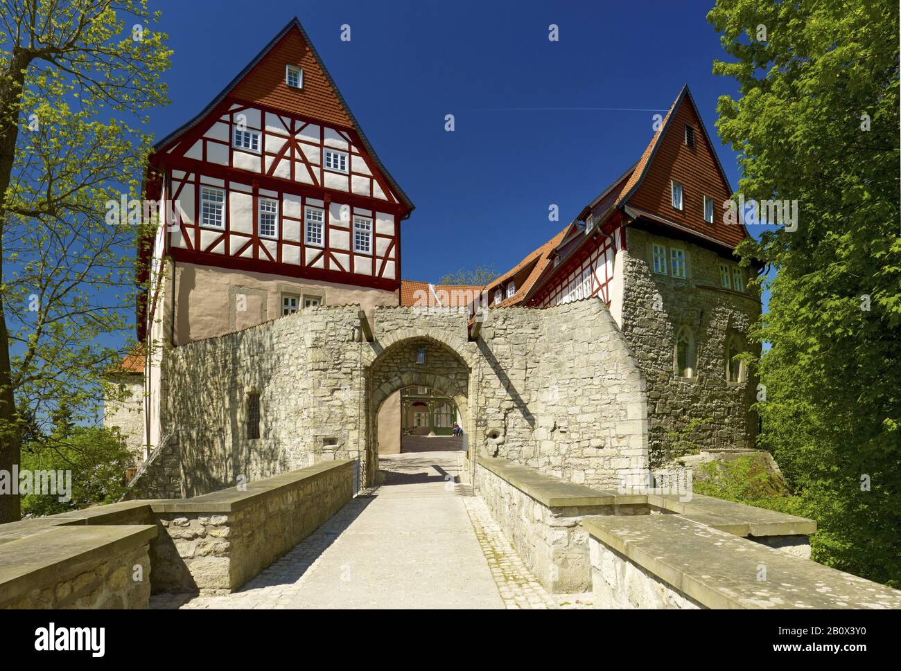Bodenstein Castle, Wintzingerode near Worbis, Eichsfeld, Thuringia ...
