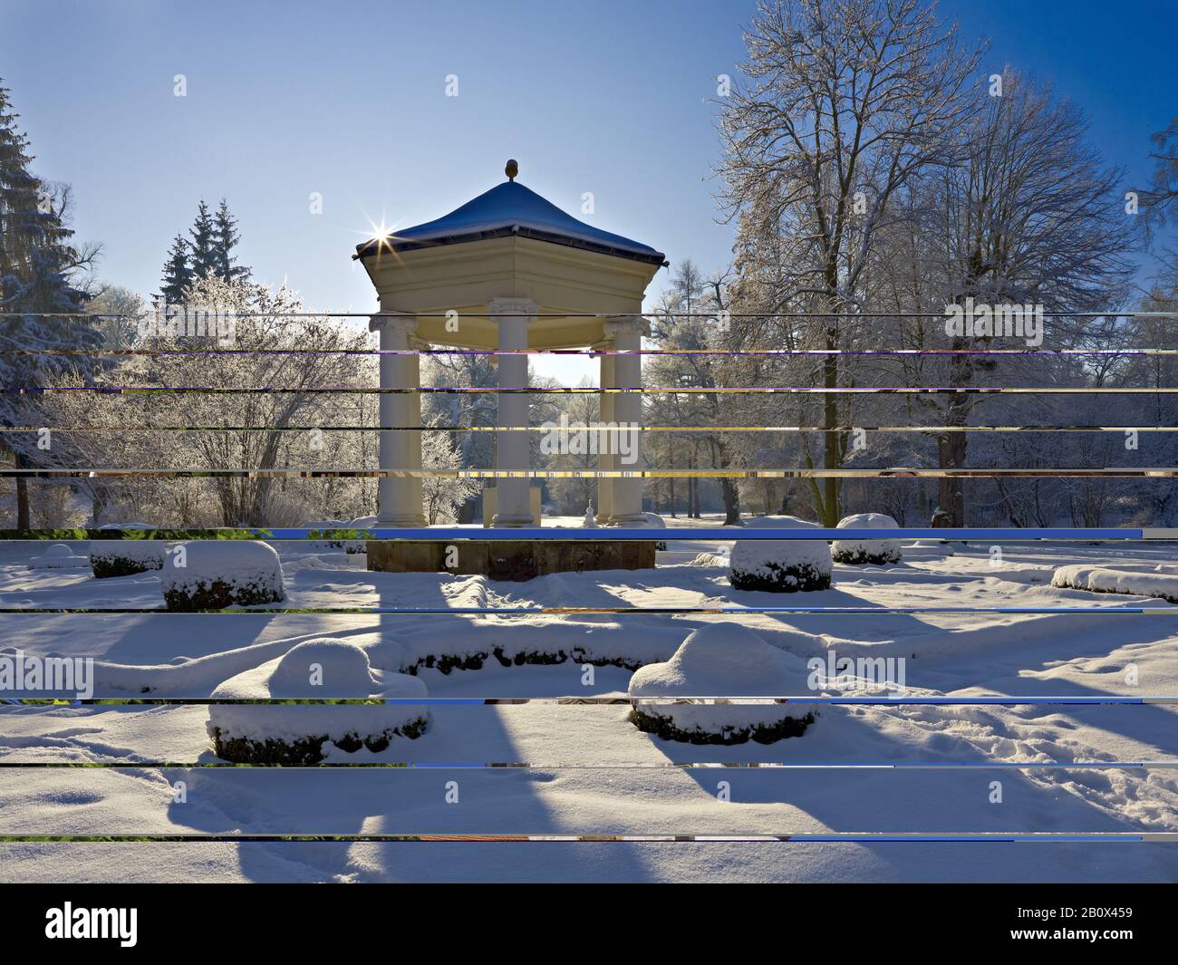 Temple of the Muses of the Calliope in Tiefurter Park near Weimar ...