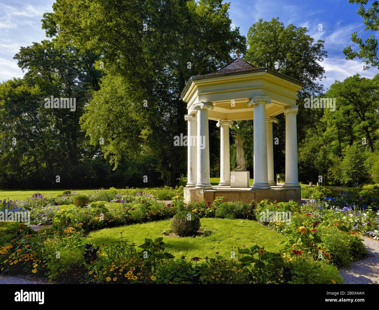 Temple of the Muses of the Calliope in Tiefurter Park near Weimar ...