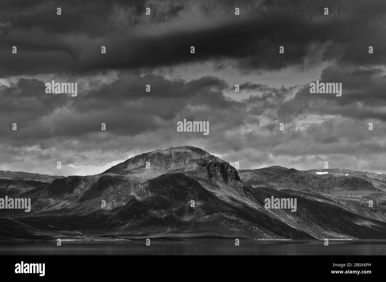 Mountain range, Jotunheimen National Park, Norway Stock Photo - Alamy