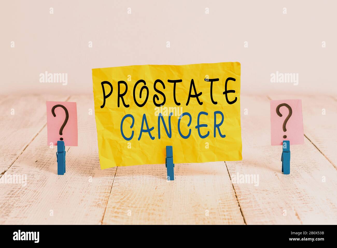 Writing note showing Prostate Cancer. Business concept for cancer ...