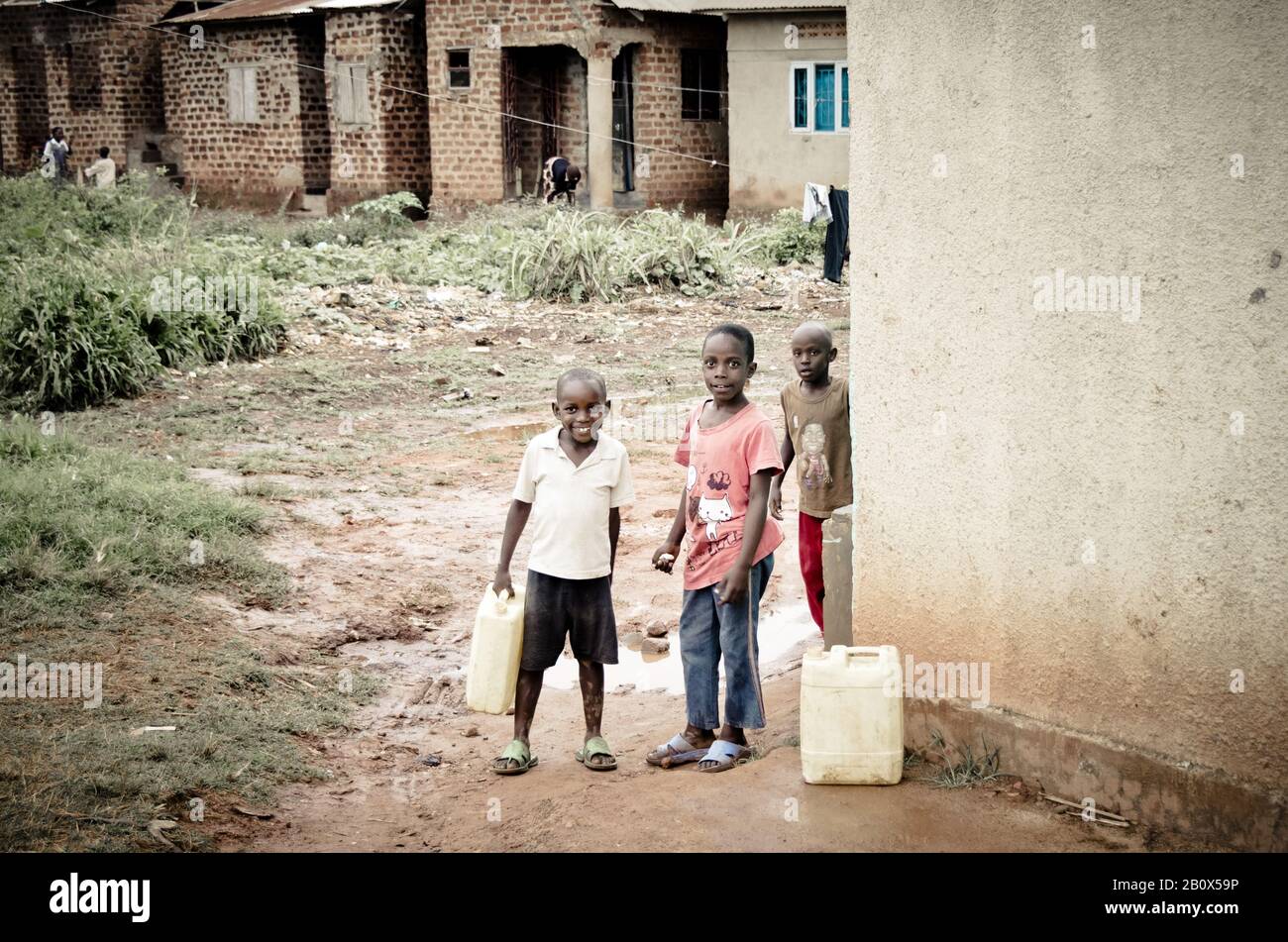 Street children in Kampala, Uganda, East Africa, Africa Stock Photo - Alamy