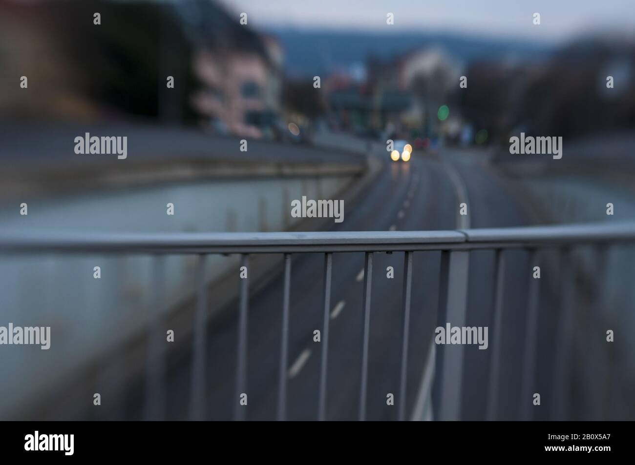Blurred view bridge in hi-res stock photography and images - Alamy