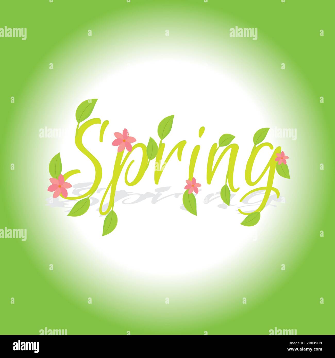 Spring background with flowers Stock Vector Image & Art - Alamy