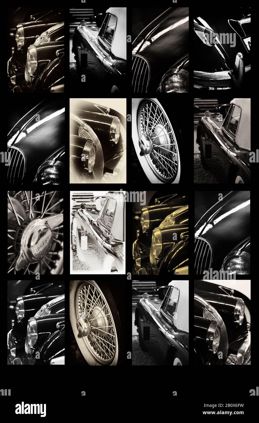 Jaguar cars poster hi-res stock photography and images - Alamy