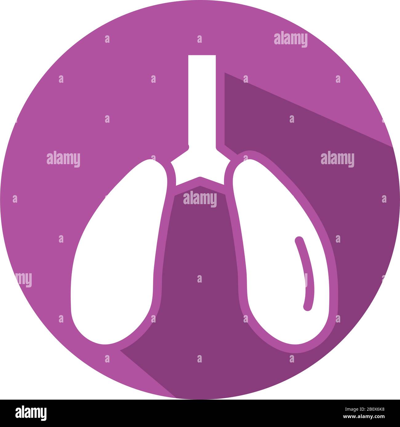 lungs human organ block style icon Stock Vector Image & Art - Alamy