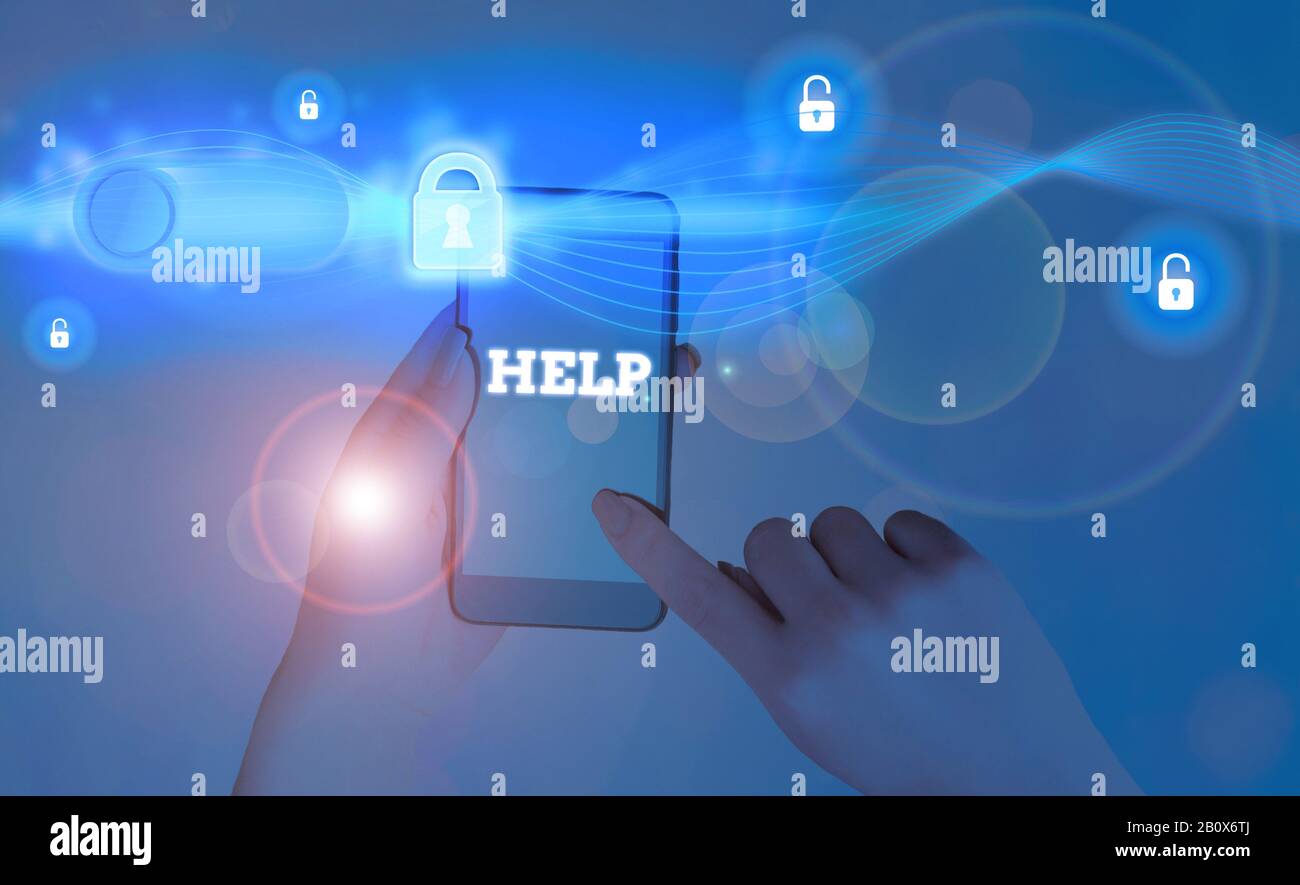 Writing note showing Help. Business concept for The action of helping ...