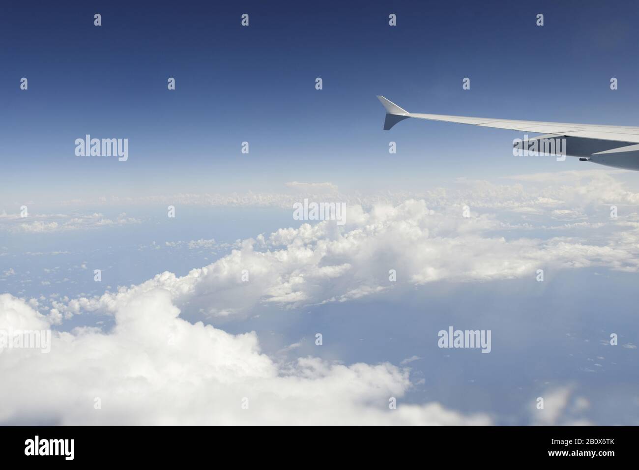 Cloud fields, subtropics, Airbus A380, Atlantic Ocean, Atlantic ...