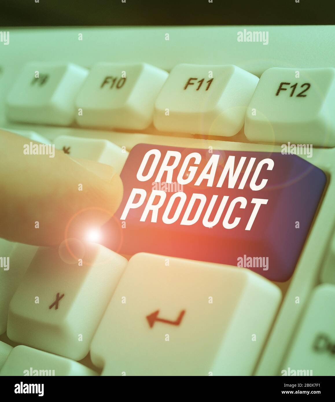 Conceptual hand writing showing Organic Product. Concept meaning made ...