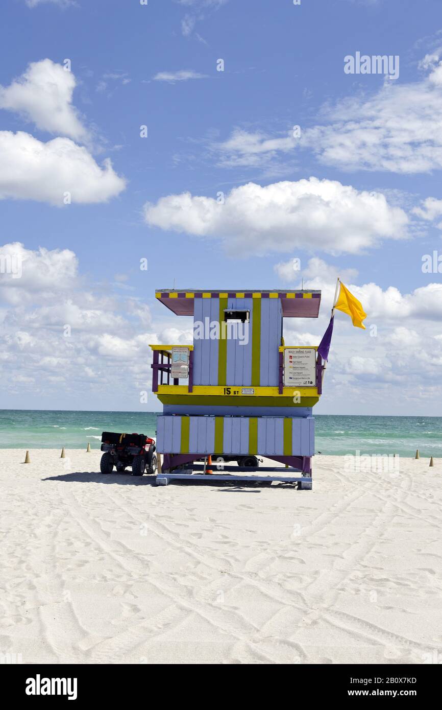 Usa florida miami beach watchtower hi-res stock photography and images ...