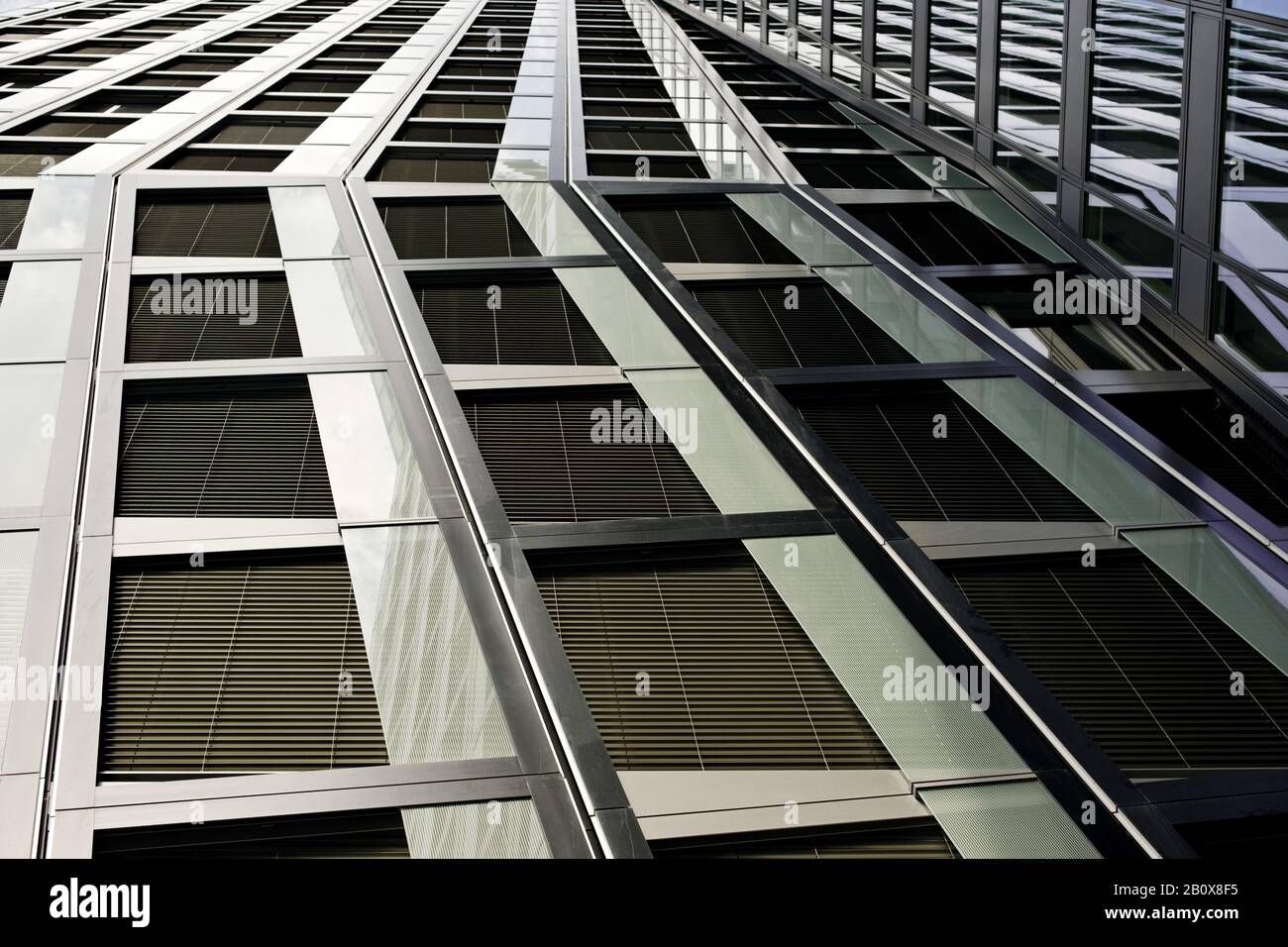 Dancing towers, modern high-rise building with 24 floors, Reeperbahn ...