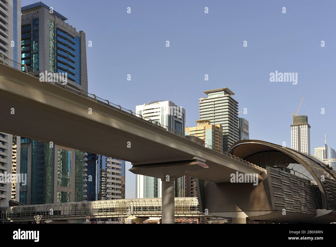 RTA Metro Station, Dubai, United Arab Emirates Stock Photo - Alamy