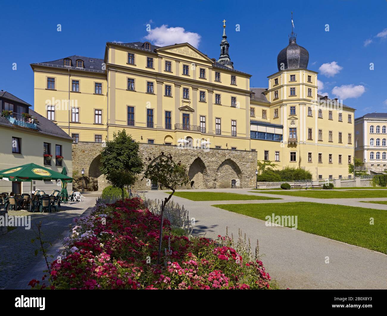 Lower castle in Greiz, Thuringia, Germany Stock Photo - Alamy