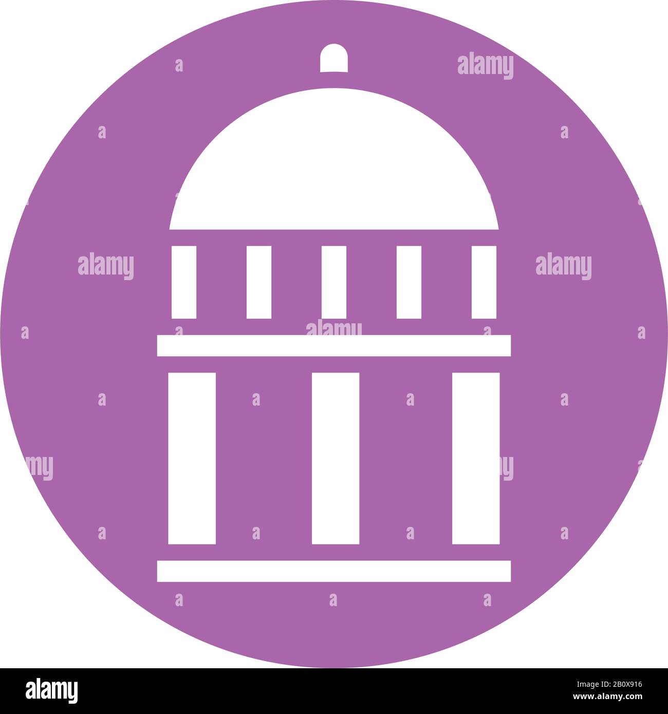 bank building facade isolated icon Stock Vector Image & Art - Alamy