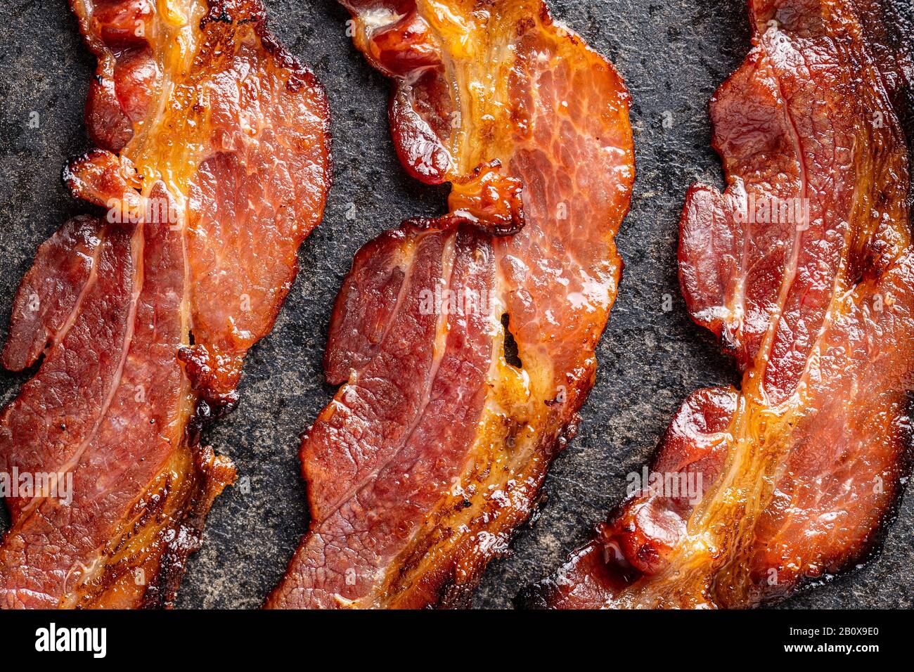 Bacon sandwich top view hi-res stock photography and images - Alamy