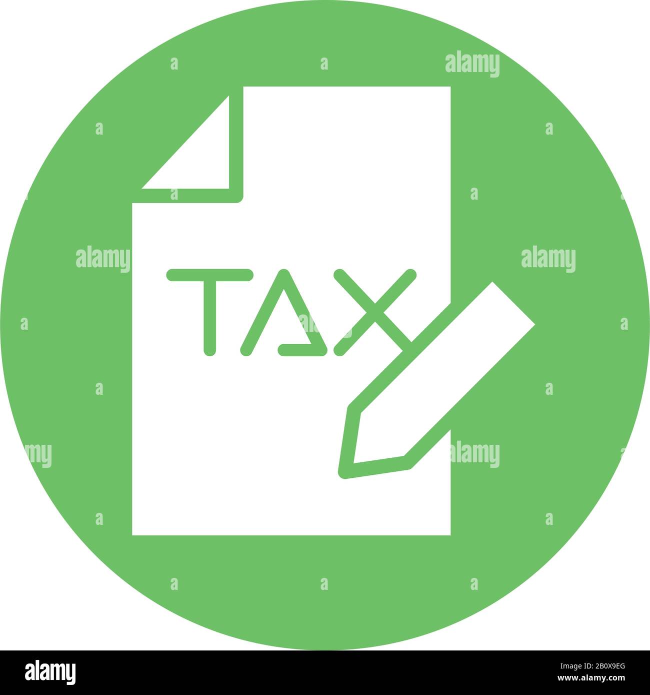 Tax writing Stock Vector Images - Alamy