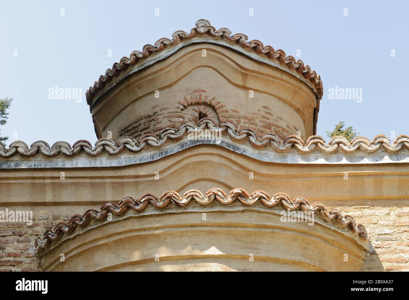 Roof decorations of the Boyana Church, Sofia, Bulgaria, Balkans ...