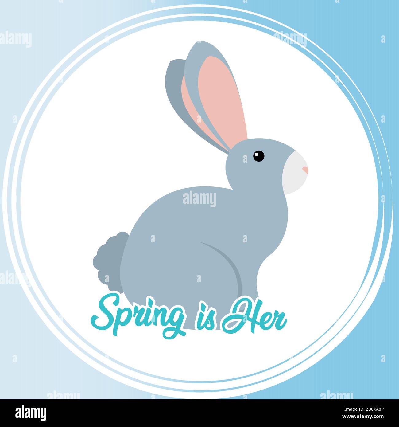 Wild rabbit brown color Stock Vector Images - Alamy