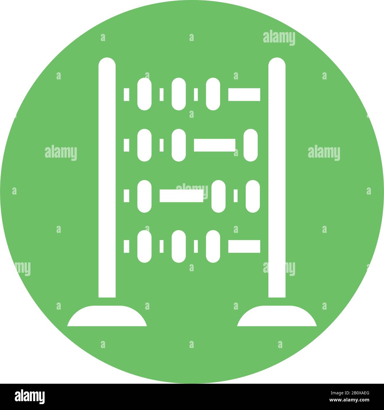 abacus math device isolated icon Stock Vector Image & Art - Alamy
