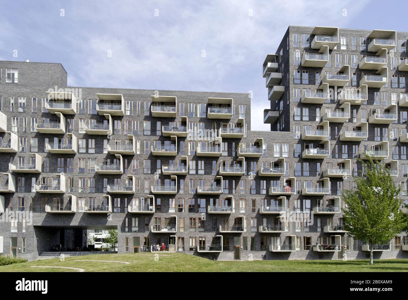 modern architecture, housing construction, Örestad, Amager Island ... modern architecture, housing construction, Örestad, Amager Island ...