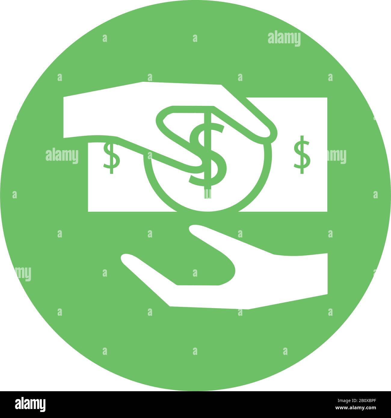 Hands human bills money Stock Vector Images - Alamy