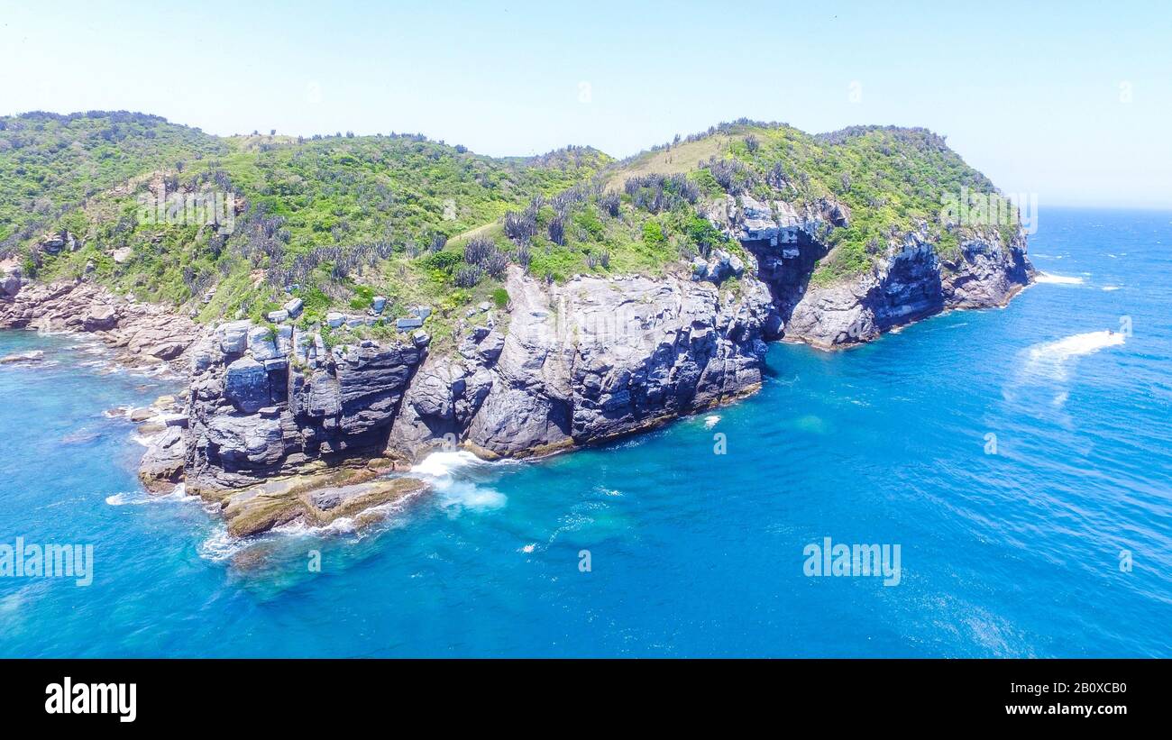 Aerial view of atlantic Island in Cabo Frio, Brazil Stock Photo - Alamy