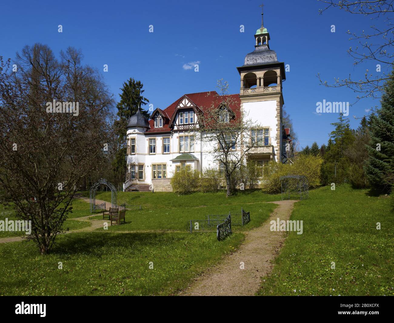 Exterior view of liebenstein castle hi-res stock photography and images ...