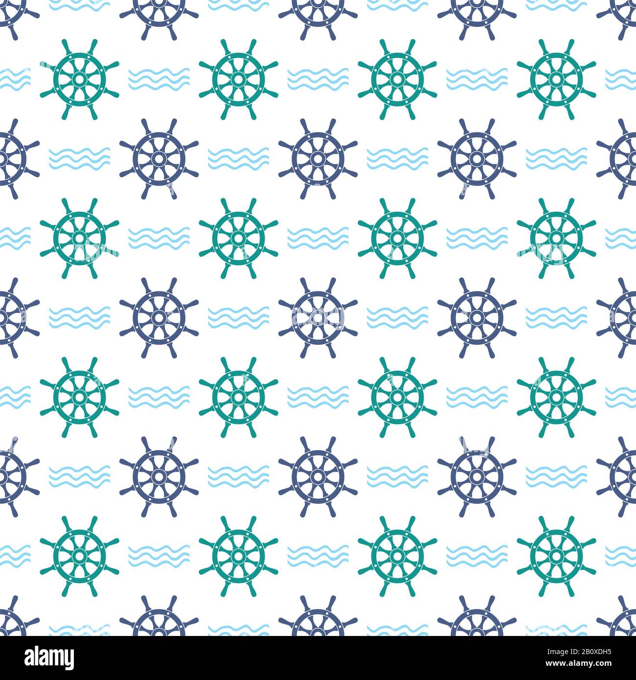 Ship icon seamless pattern Stock Vector Images - Alamy