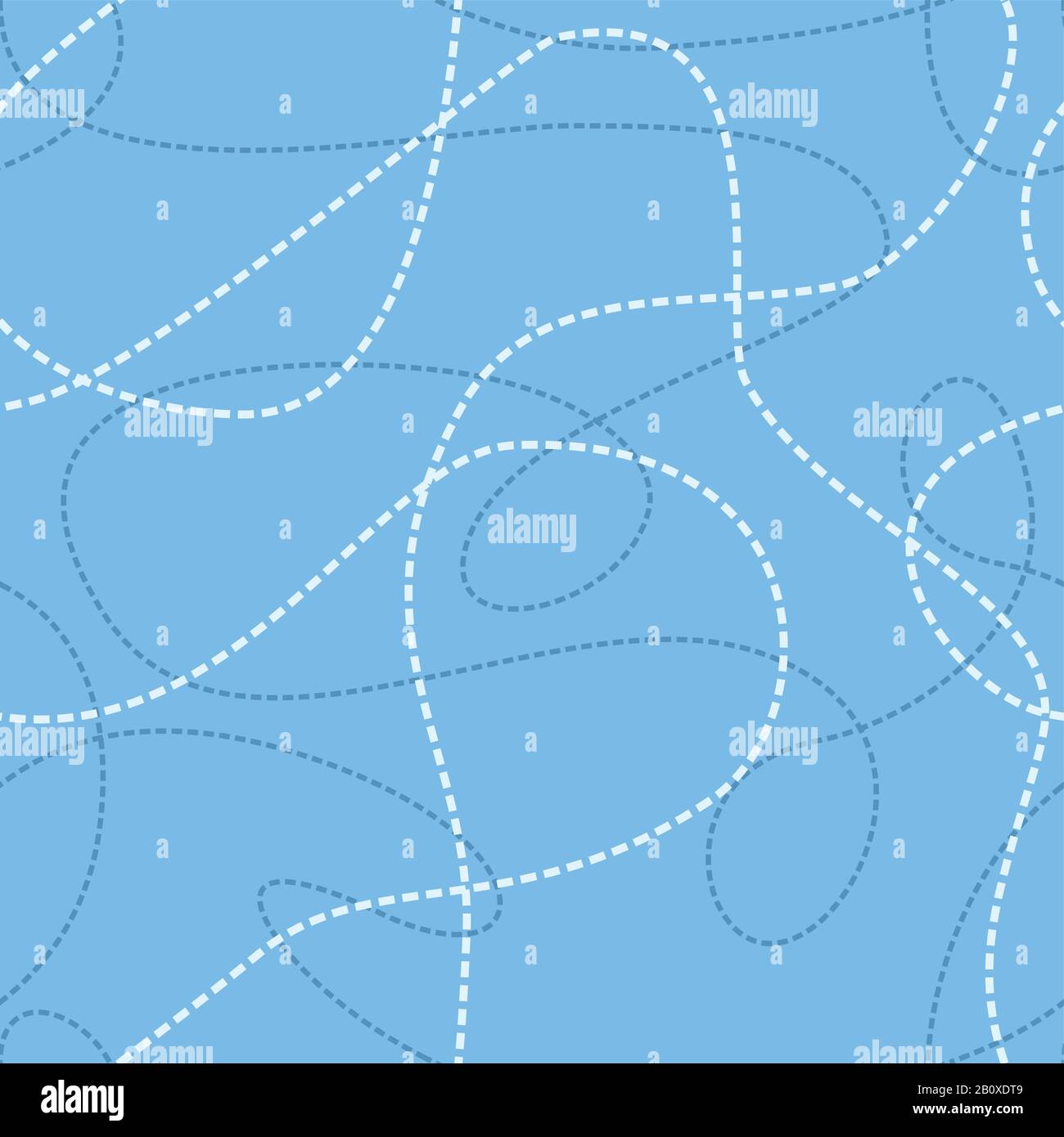 Tangled lines seamless pattern. Dashed lines texture. Repeating ... Tangled lines seamless pattern. Dashed lines texture. Repeating ...