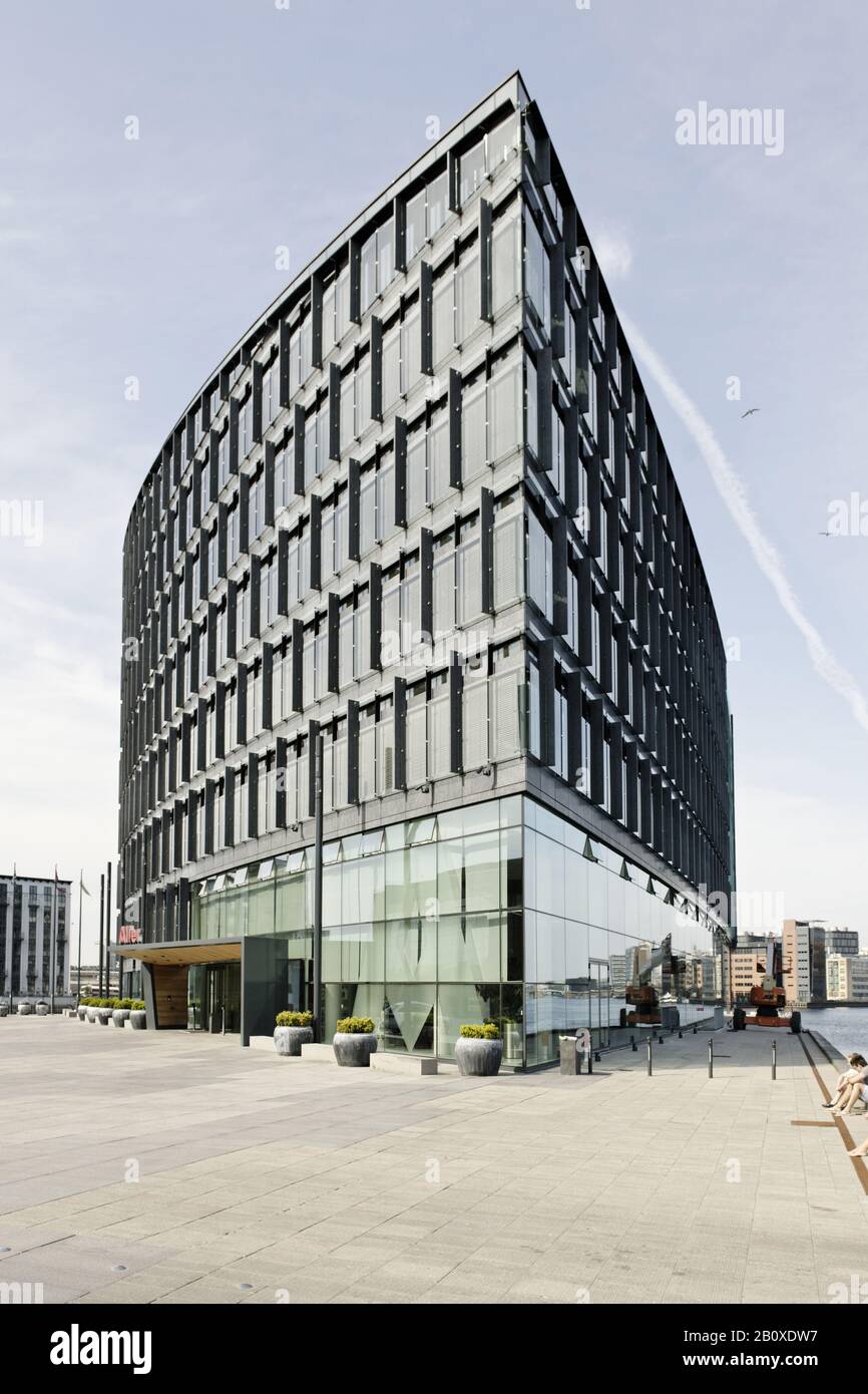 Aller Media Building, Havneholmen, Sydhavnen, Copenhagen, Denmark Stock ...