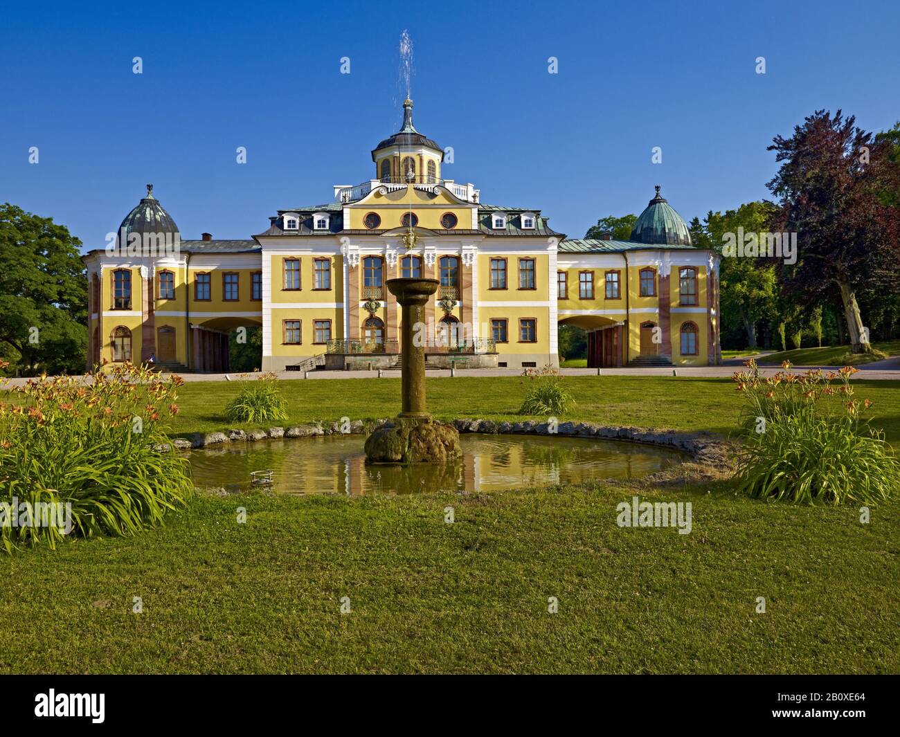Belvedere Palace near Weimar, Thuringia, Germany Stock Photo - Alamy